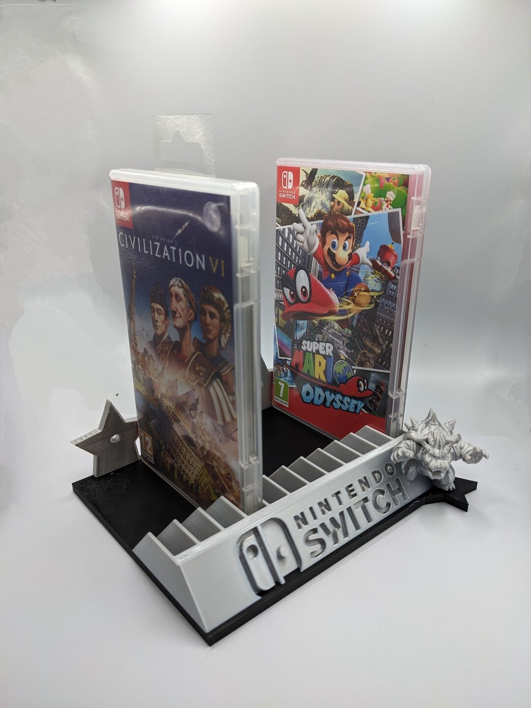 Nintendo Switch Bowser Game Rack Stand / Wall Mountable in 6 Colours ...