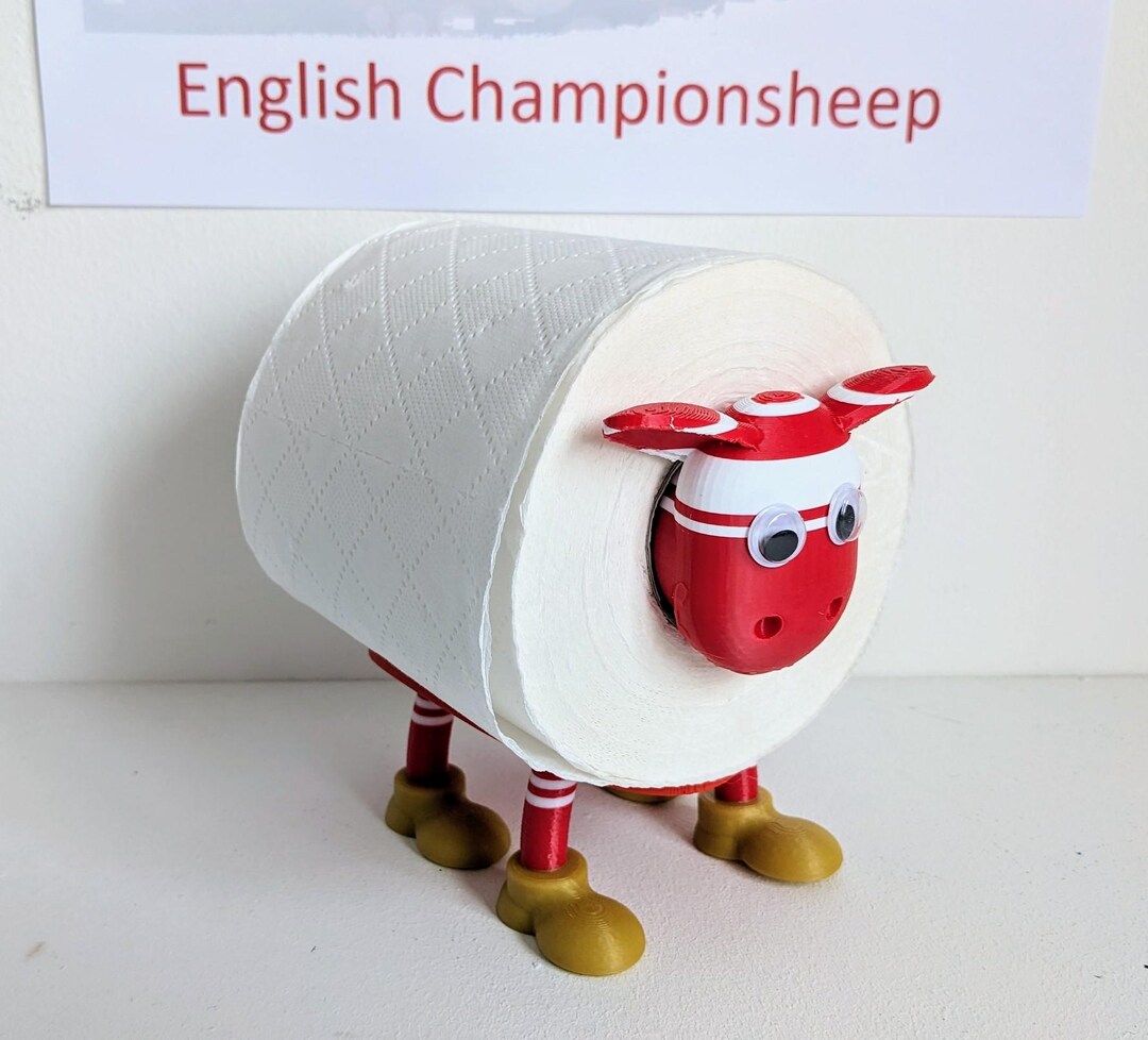 Middlesbrough 2025 Champion Sheep Spare Toilet Roll Holder or Tissue ...