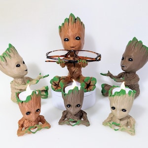 Groot Glasses & Remote Holder | Funny Desk Gift | Handmade Geek Decor ...