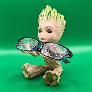 Groot Glasses & Remote Holder | Funny Desk Gift | Handmade Geek Decor ...