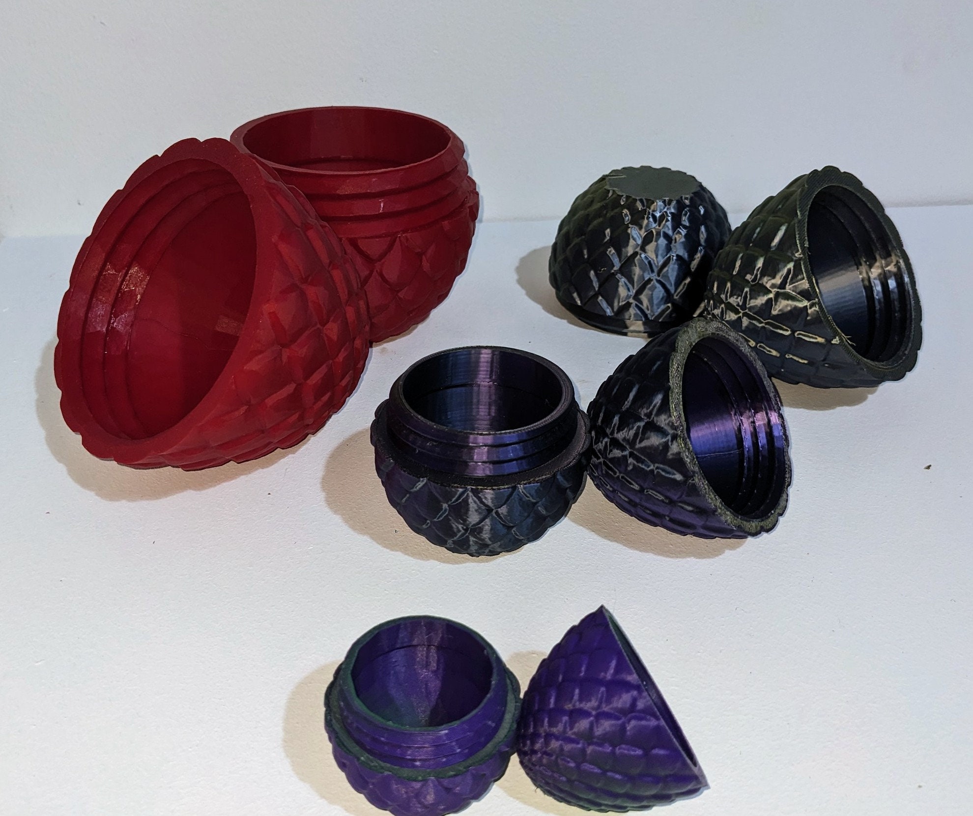 Dragon Egg for 3d Printed Articulated Crystal Dragon, Screw Together ...