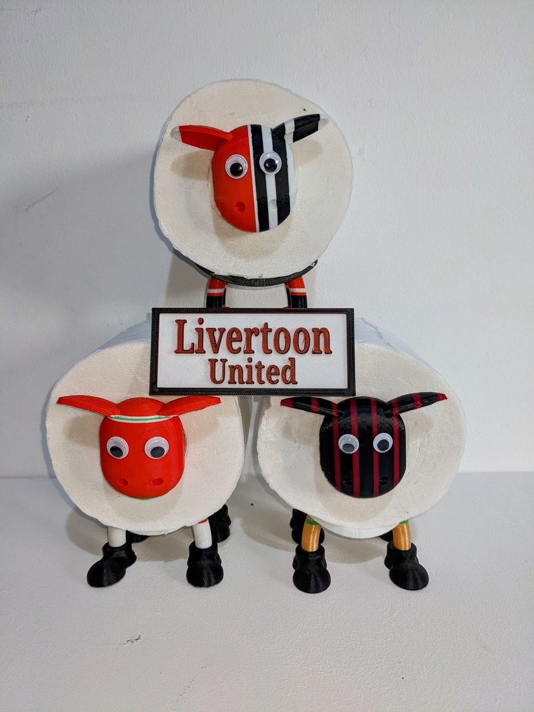 Custom Made Sheep Toilet Roll Holder. Any Football Team Strip Available ...