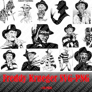 Freddy Krueger Svg, Halloween Svg,freddy, Freddy Krueger Vector Svg ...