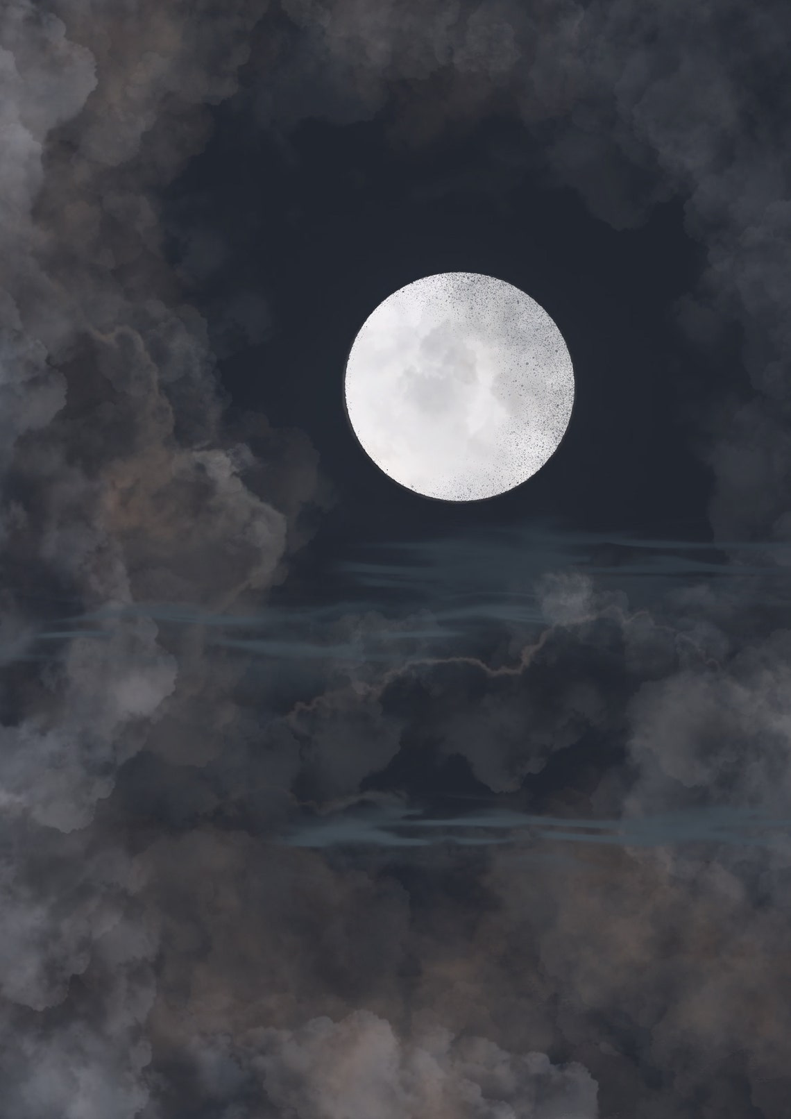 Moonlight Art - Etsy