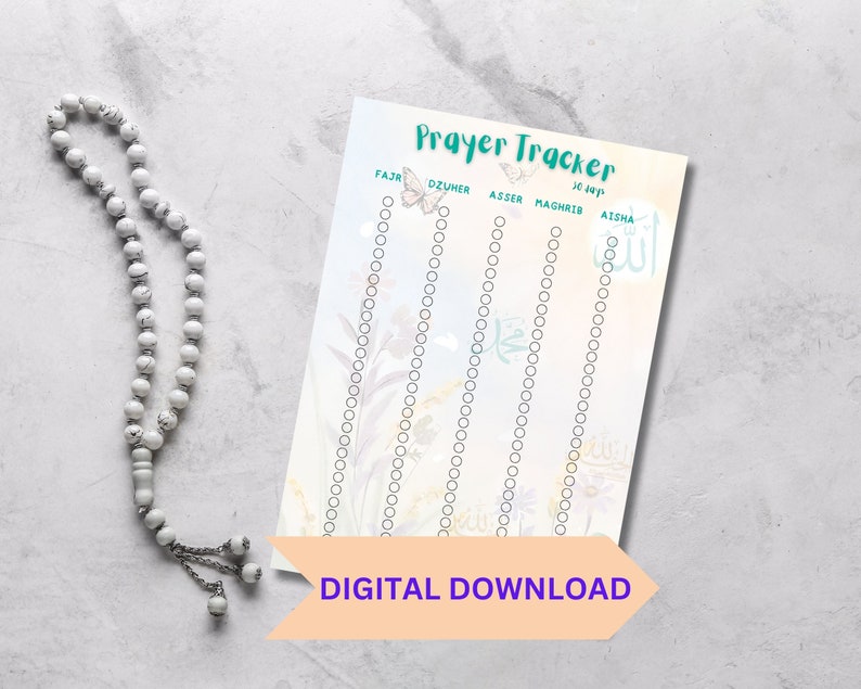 Ramadan Fasting Prayer Tracker 2024 Track Your Progress. How to Stay ...