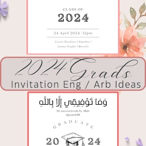 Custom Graduation Invitation 2024 Invite Template Graduation Card ...