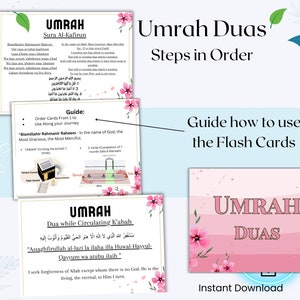Umrah Dua Guide Step-by-step Instructions Arabic English ...