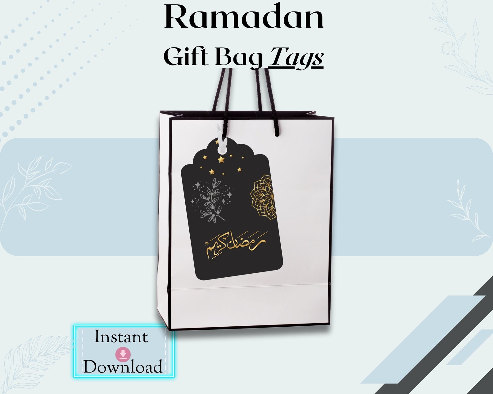 Ramadan Tags Favor and Gift Tags Happy Ramadan Gift Idea Decoration ...