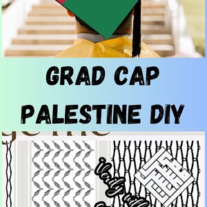 Custom Grad Cap Covers Grad Cap Topper My Success is Only by Allah ...