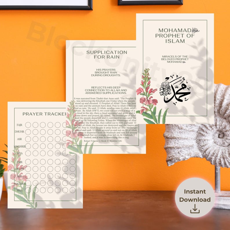 Islamic Ebook Miracles of Prophet Mohamad PBUH Printable Islamic ...
