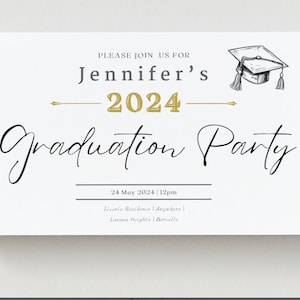Graduation Card Insert 2024 Graduation Invitation Enclosure Party Class ...