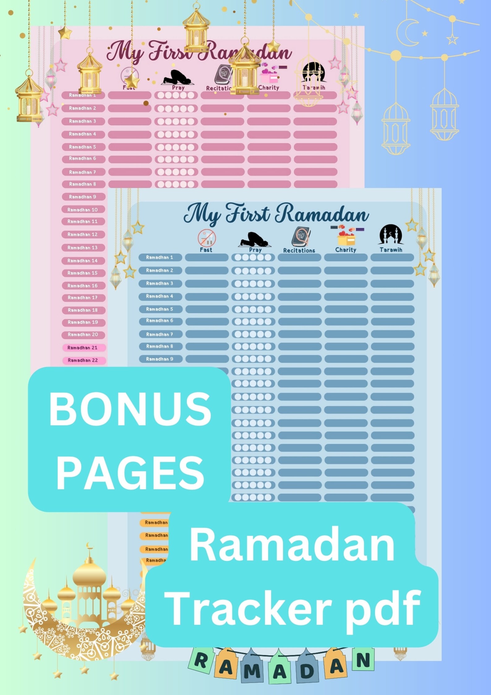 Toddler Activities Reusable Busy Book for Muslim Arabic Kids Islamic ...