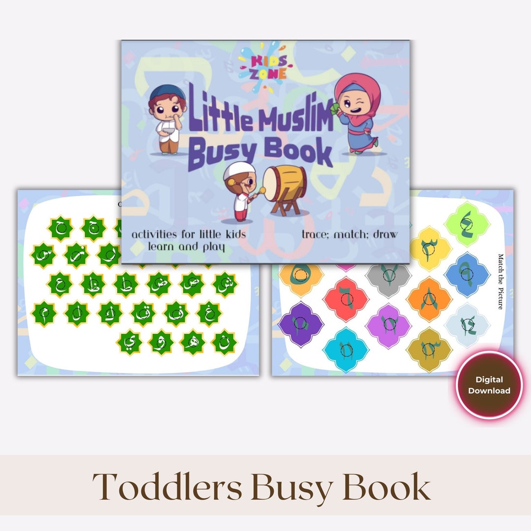 Islamic Toddler Busy Book Ramadan Educational Resources Pre-k ...