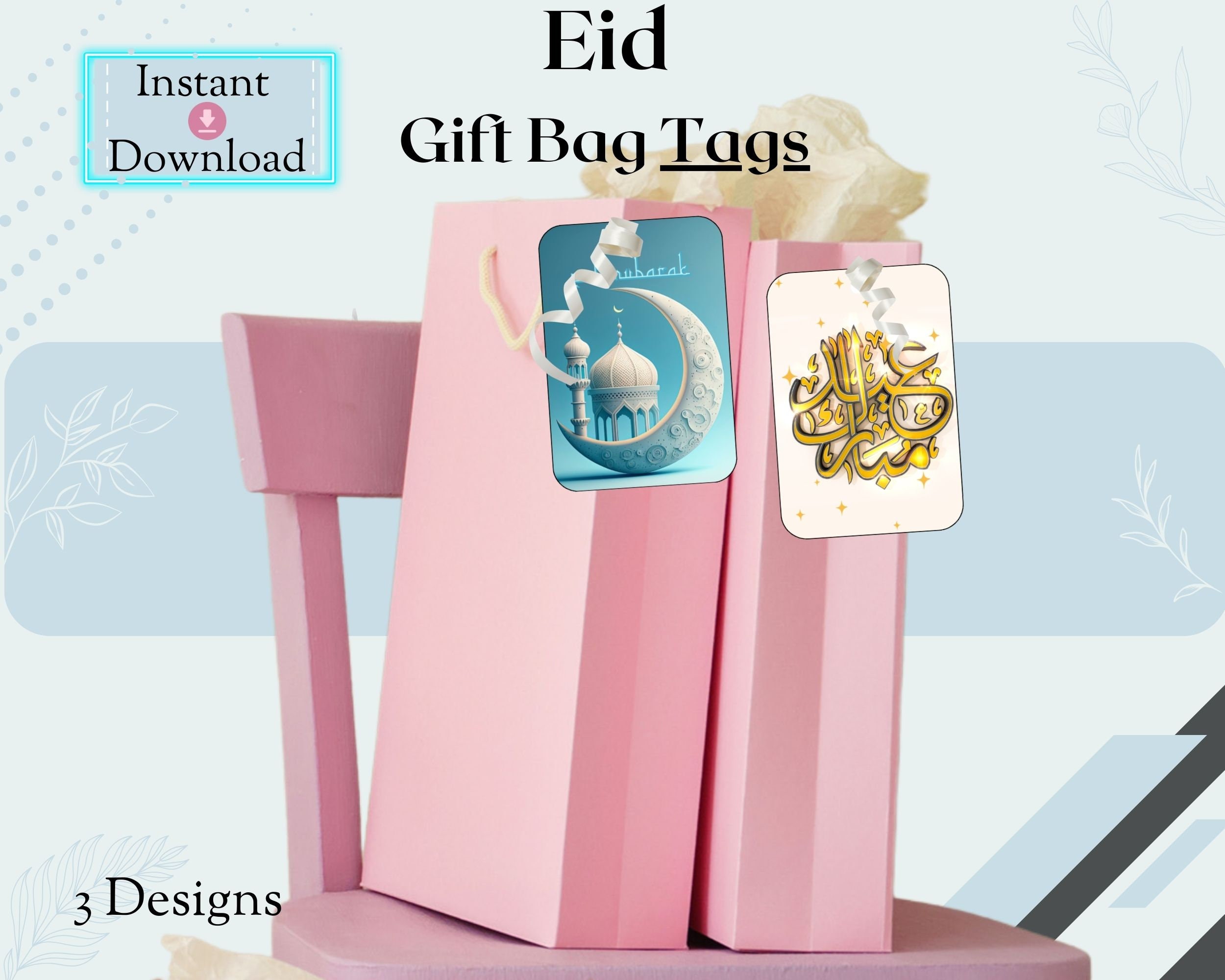Eid Gift Tags Party Supplies Eid Fitr Favors for Eid Party Decoration ...