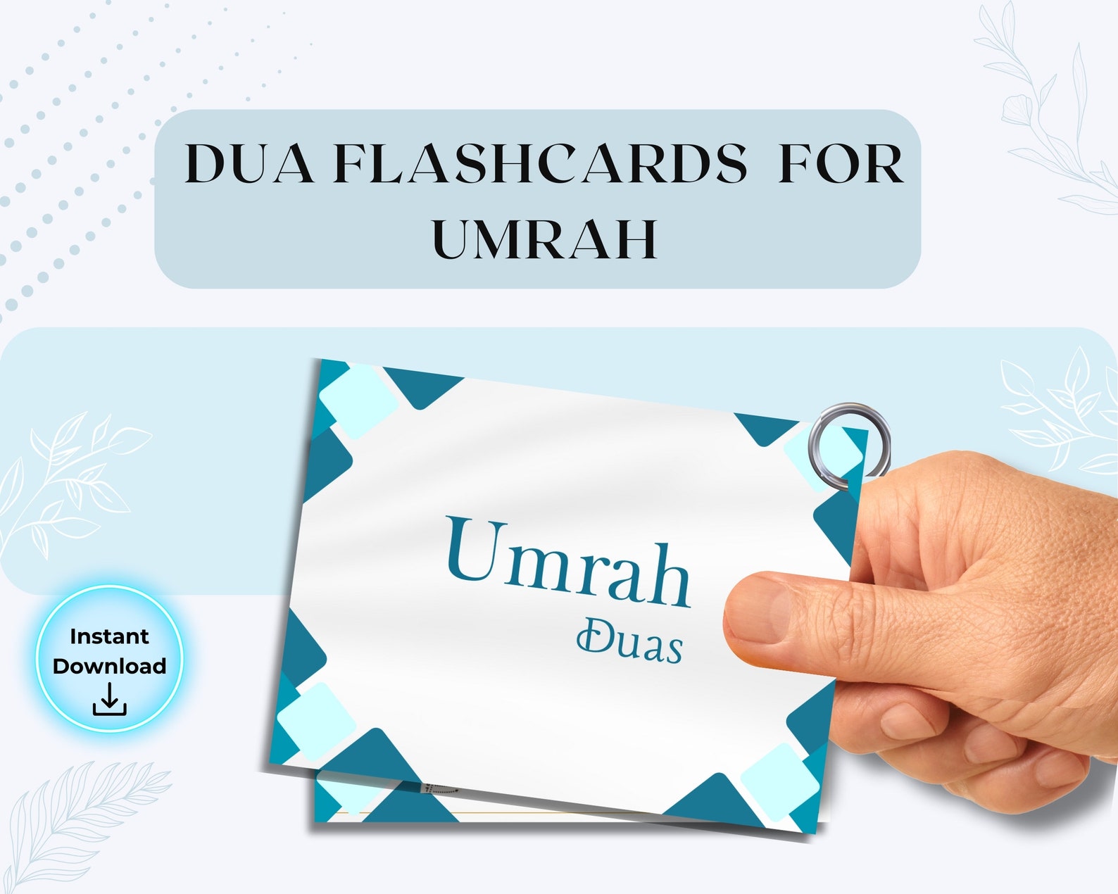 Umrah Guide Step by Step Dua Card Umrah Printable Flash Cards Islamic ...