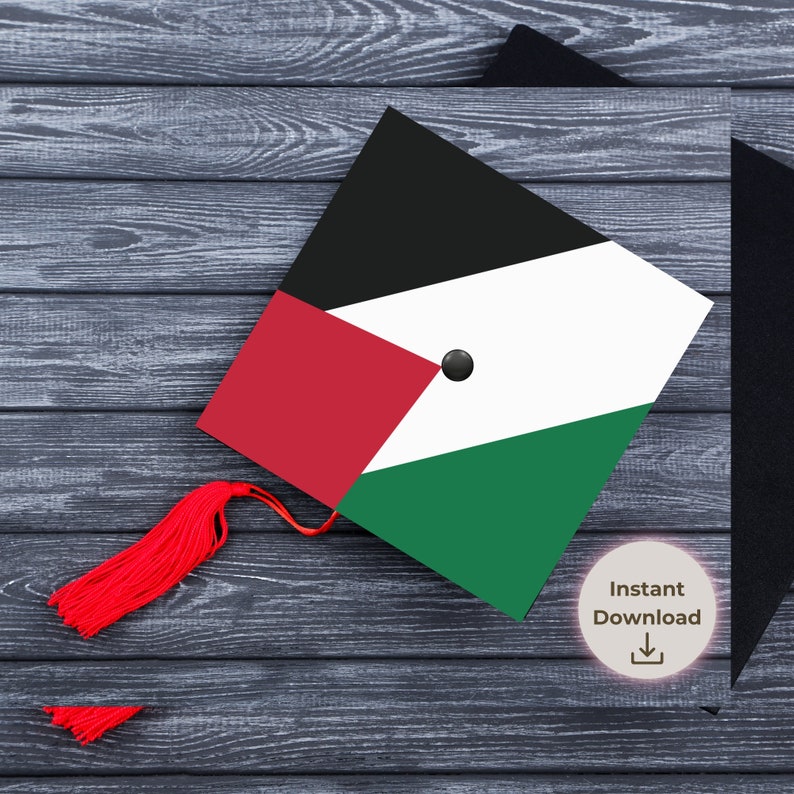 Custom Grad Cap Covers Grad Cap Topper My Success is Only by Allah ...