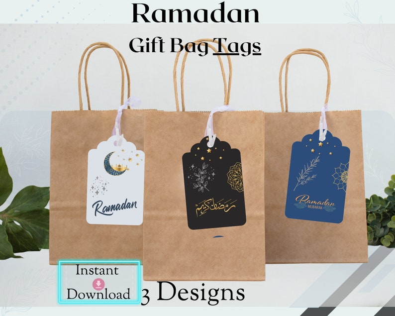 Ramadan Tags Favor and Gift Tags Happy Ramadan Gift Idea Decoration ...