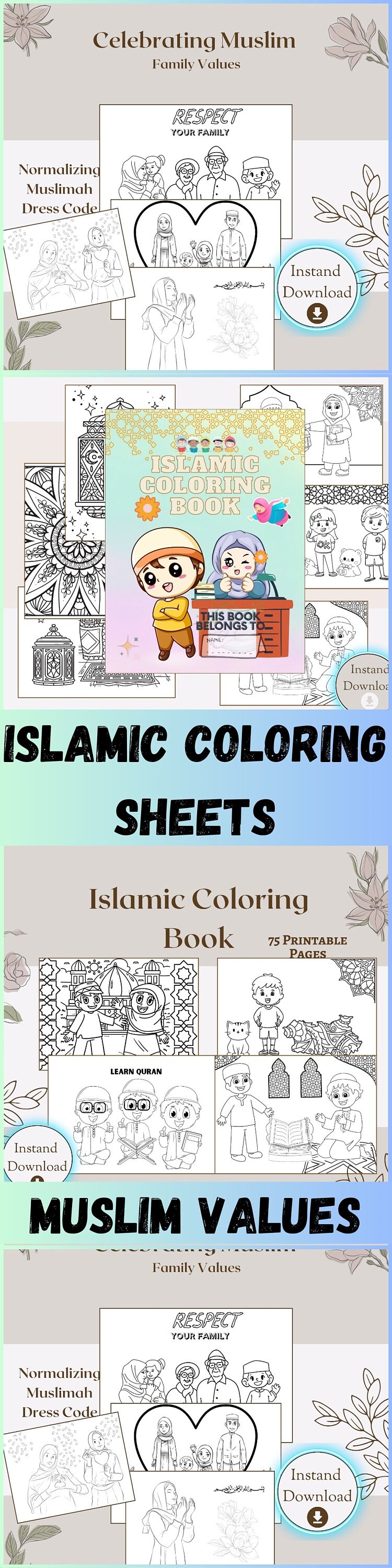 Kids Activities Islamic Homeschooling Resources Muslim Preschool ...