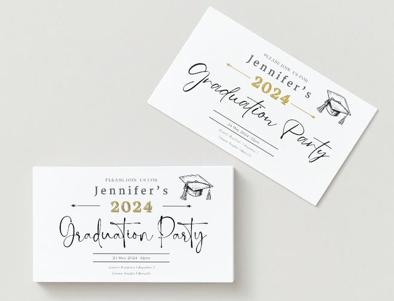 Graduation Card Insert 2024 Graduation Invitation Enclosure Party Class ...