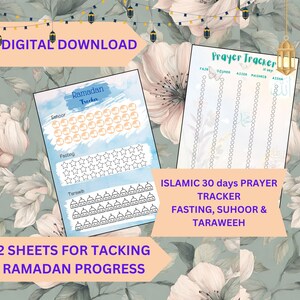 Ramadan Fasting Sheet 2026 Kids Tracking Prayer Reward Sheets How to ...