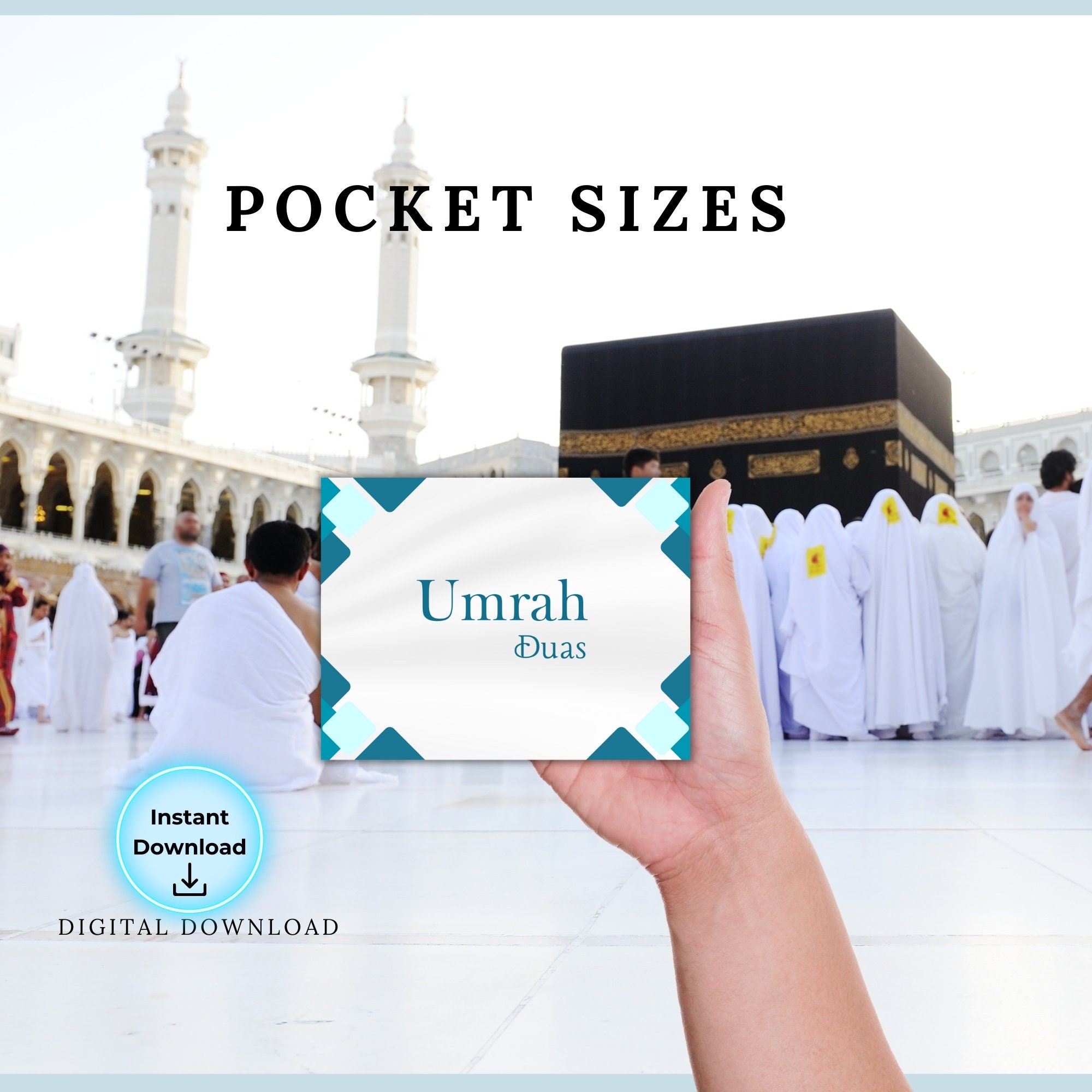 Umrah Dua Flash Card Pilgrimage Cards Dua Notes Printable Umrah Duas ...