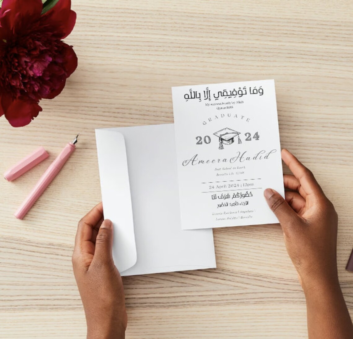 Custom Graduation Invitation 2024 Invite Template Graduation Card ...