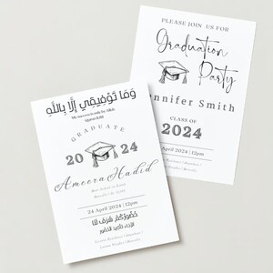 Custom Graduation Invitation 2024 Invite Template Graduation Card ...