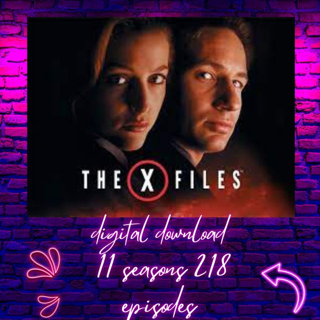 The X Files Complete TV Series, Digital Download , Old TV Series - Etsy ...
