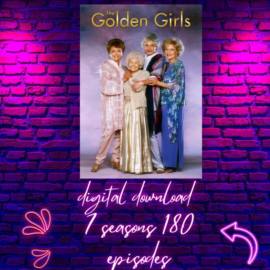 The Golden Girls Complete Tv Series , Digital Download , Old Tv Series - Etsy