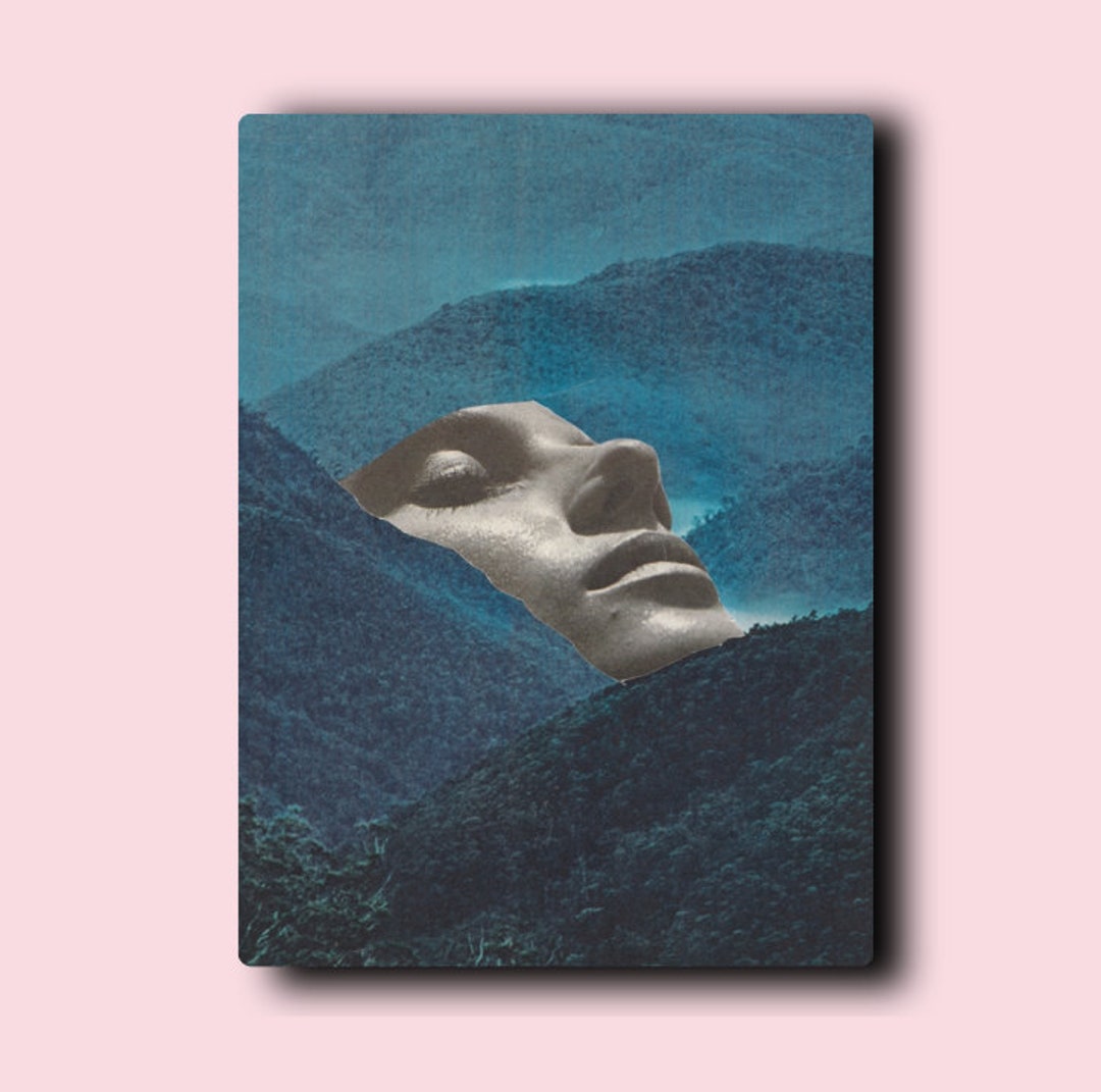 Hand-cut Surreal Collage Vintage Retro Surrealism Wall Art Physical ...