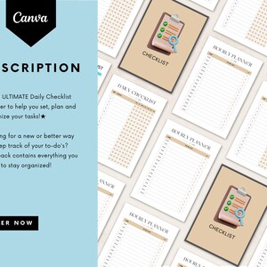 Editable Daily Checklist | Printable Weekly to Do List | Weekly ...