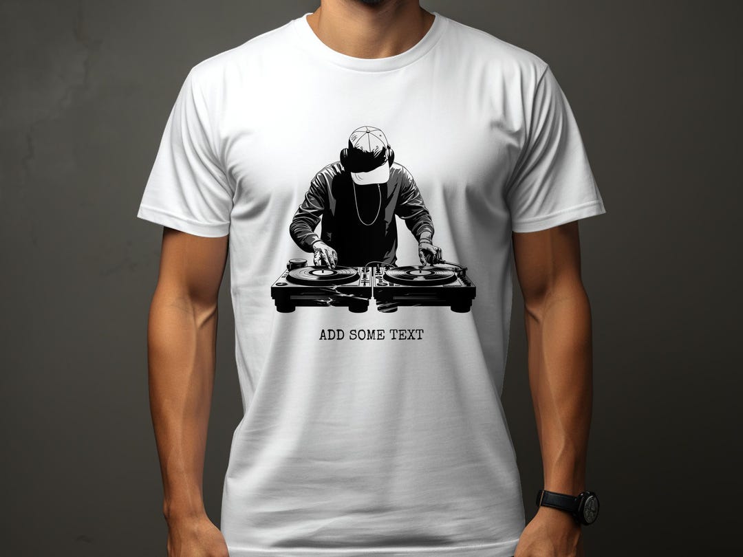 Custom DJ T-shirt, Disc Jockey Gift, Concert Outfit, Personalized DJ ...
