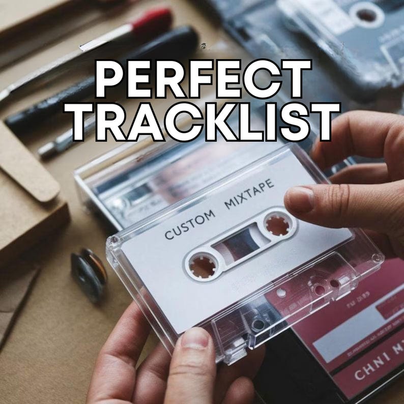 Emotional Custom Cassette Mixtape With Personalized Tracklist & Cover ...