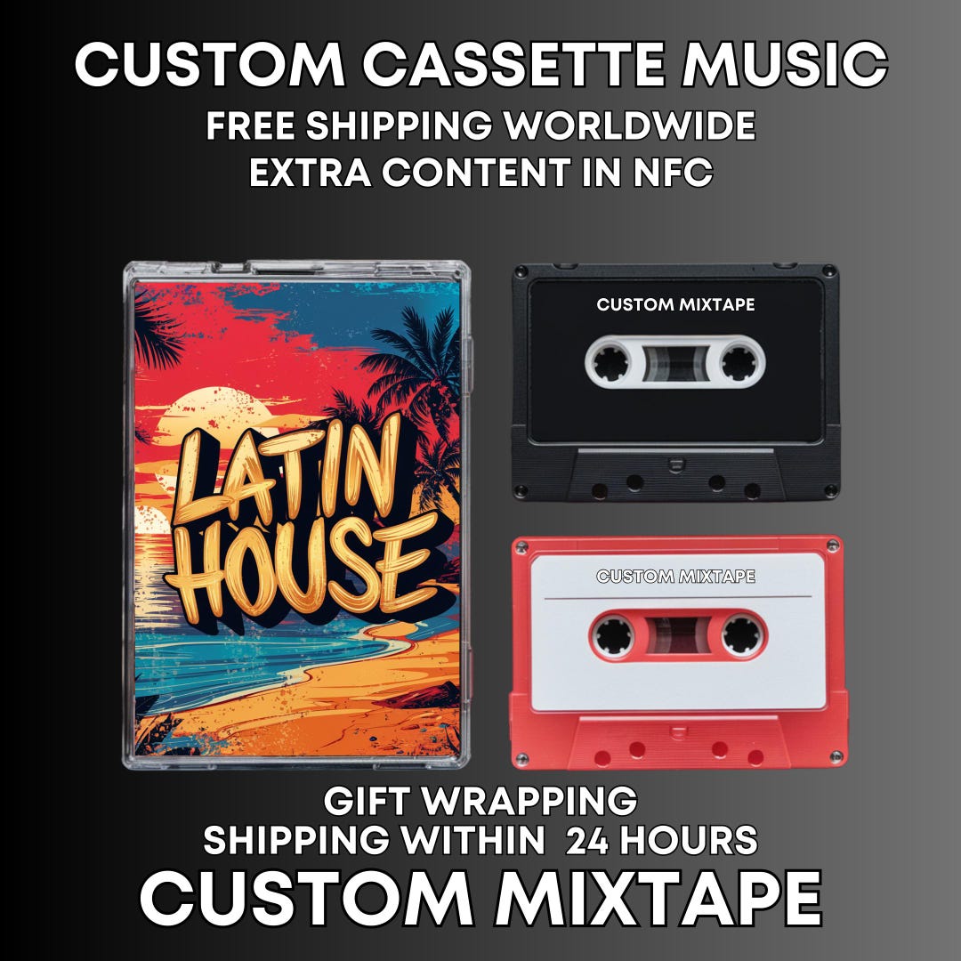 Custom Cassette Tape - Personalized Mixtape With Your Playlist - Retro ...