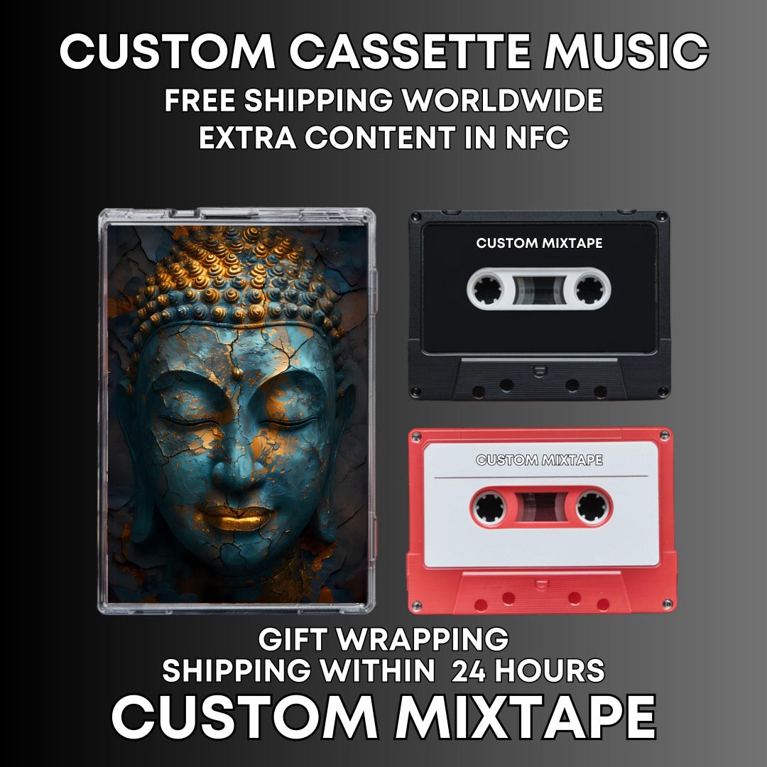 Custom Mixtape Cassette With Personalized Songs, Retro Cassette Gift ...