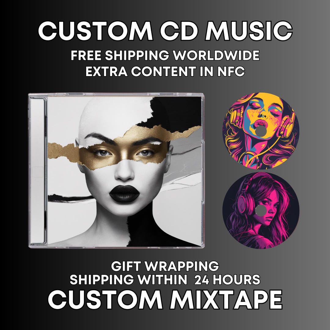 Retro Playlist – Custom CD or Cassette – Analog Music – Collector ...