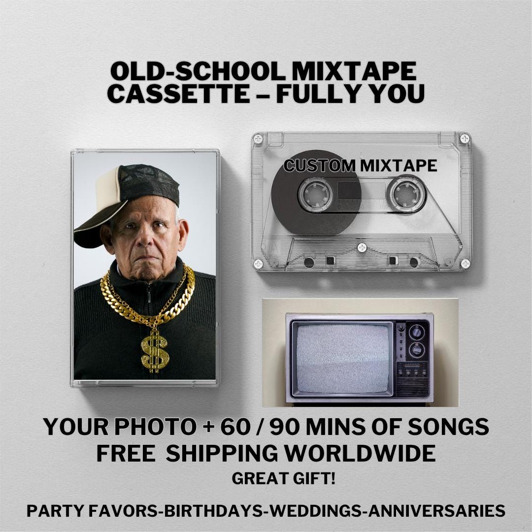 Custom CD or Cassette With Personalized Tracklist & Photos – Retro ...