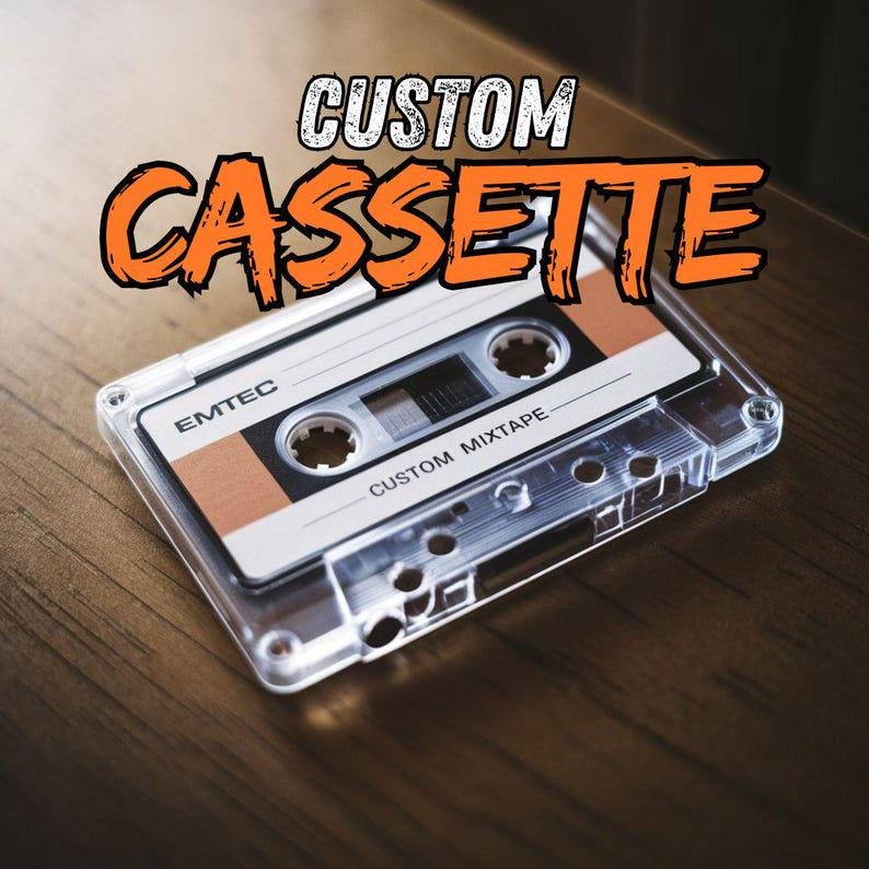 Personalized Cassette Gift for Music Lovers - Custom Tracklist - Etsy