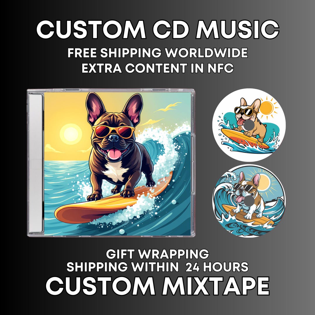 Electronic Music CD Gift for Her or Him | Curated EDM Music Cd Album ...