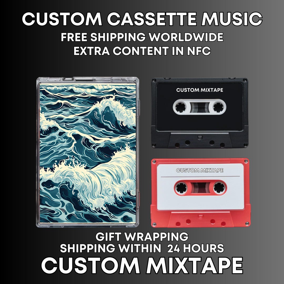 Nostalgic Music Cassette – Custom Mixtape Gift – Personalized Retro ...