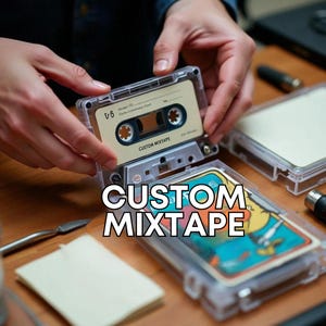 Custom Mixtape Cassette With Your Songs & Photos – Personalized Vintage ...