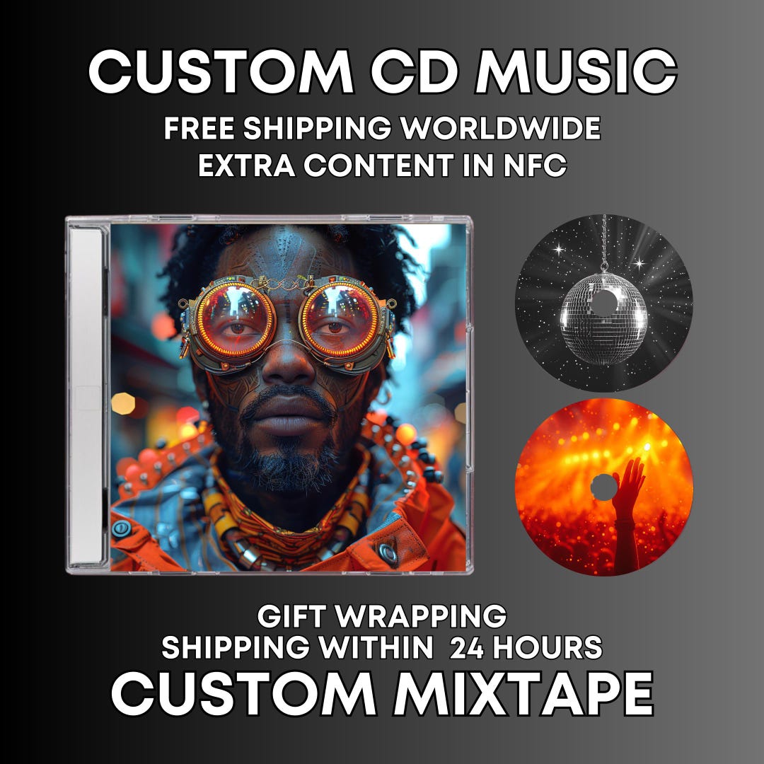 Custom Playlist Gift CD With Personalized Songs & Cover | Unique Custom ...
