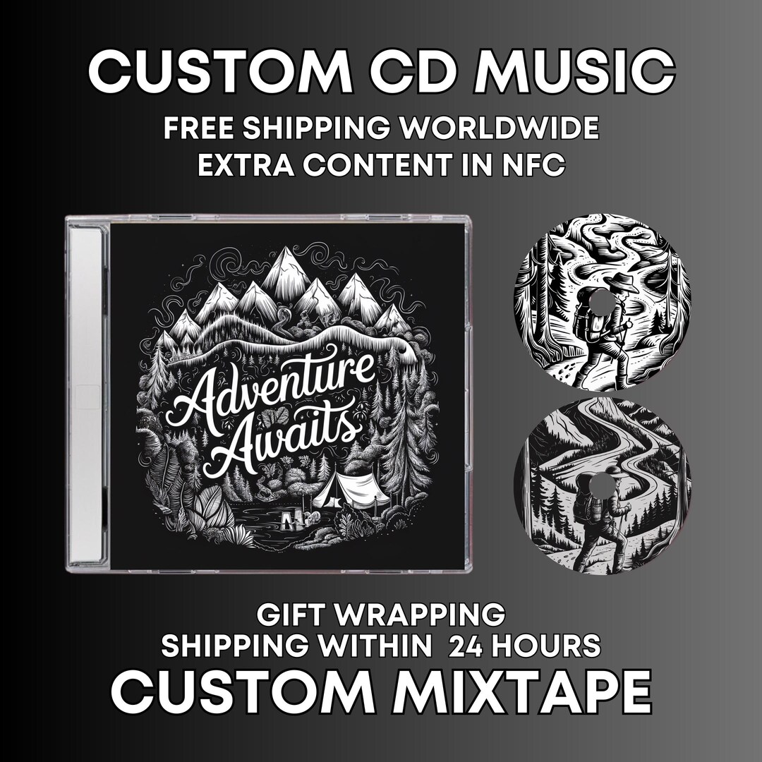 Personalized Music CD With Custom Playlist and Cover, Unique Romantic ...