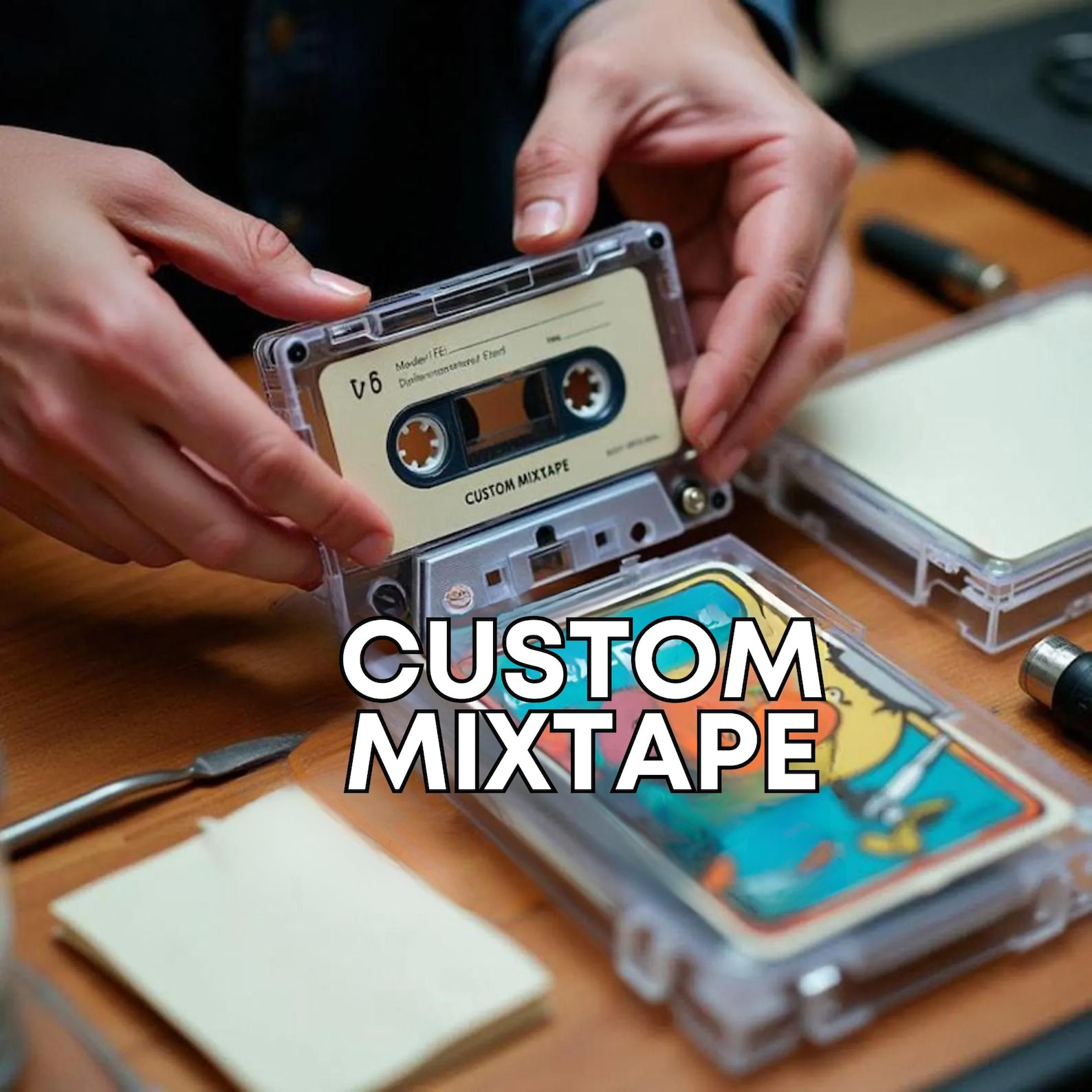 Emotional Custom Cassette Mixtape With Personalized Tracklist & Cover ...