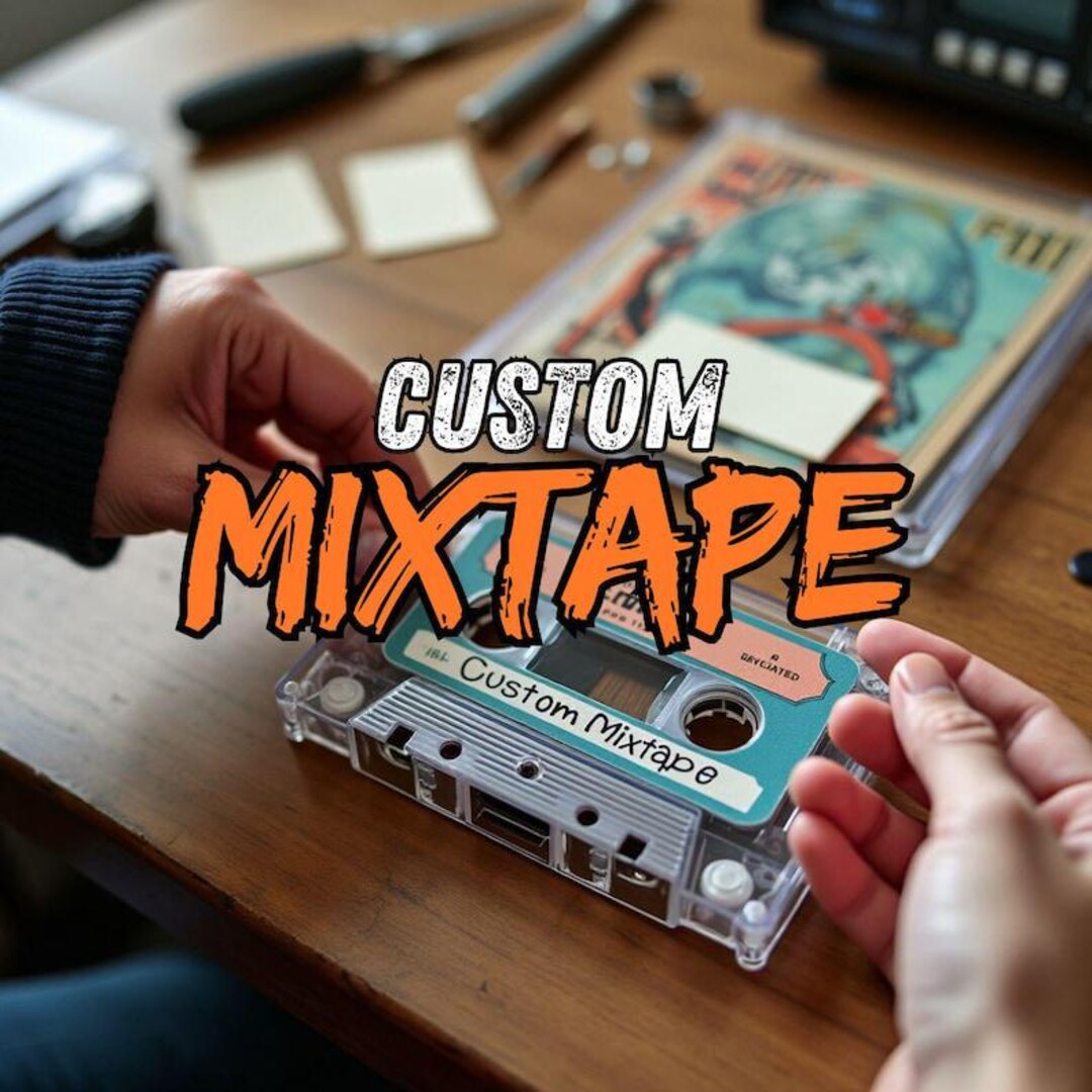 Custom Mixtape Cassette, Personalized Music Gift, Retro Tape With Your ...