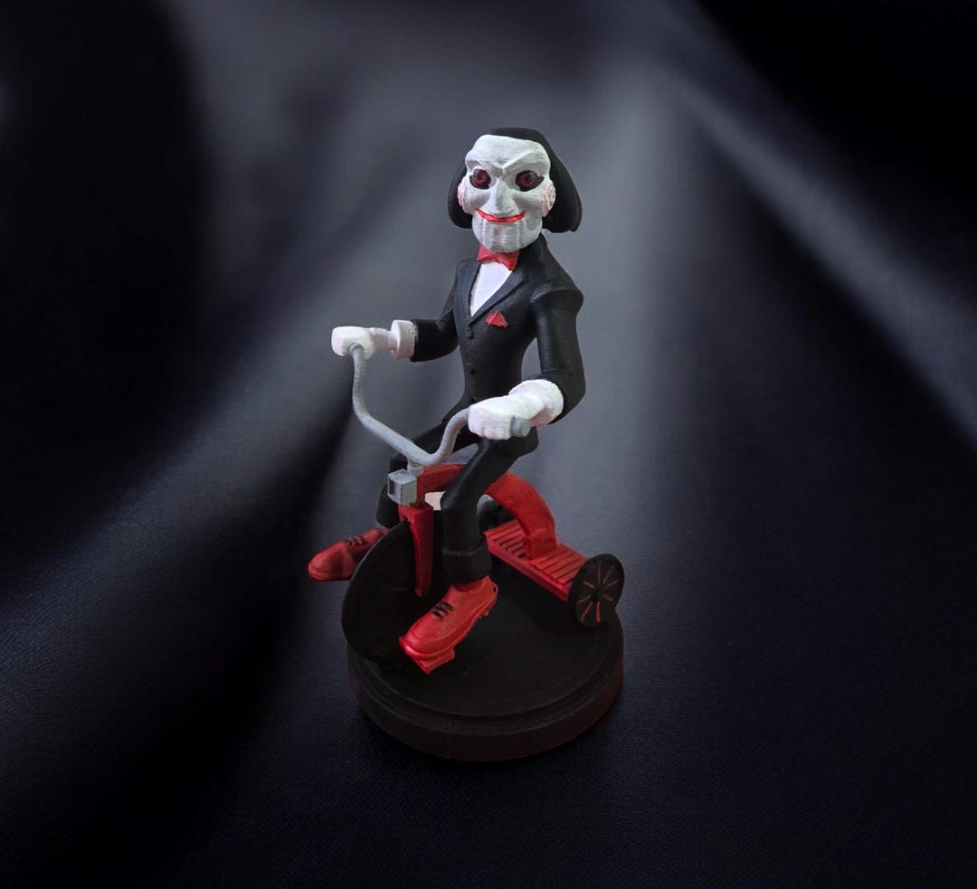 Saw Movie Jigsaw Figure – Handmade Horror Themed Decor" - Etsy