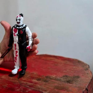 Terrifier Horror Figure,terrifier Art the Clown Figure, Handmade Horror ...
