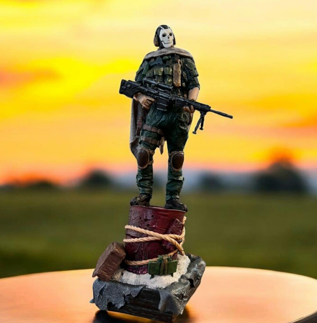 Ghost Figure, Handmade Collectible Statue, Ghost Character, Gift for ...