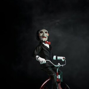 Saw Movie Jigsaw Figure – Handmade Horror Themed Decor" - Etsy