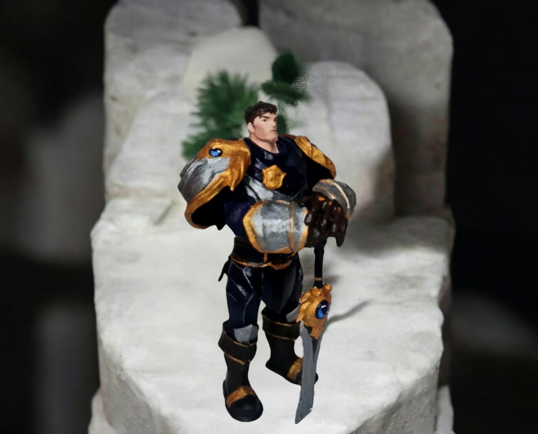 League of Legends Garen Action Figure – Collectible Figure" - Etsy